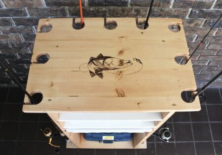 Top 16 DIY Fishing Rod Holder Plans - Opple House