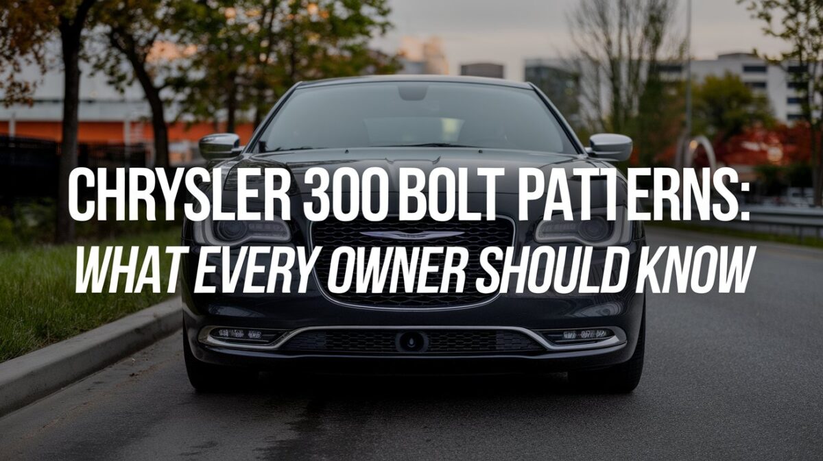 Chrysler 300 Bolt Patterns: What Every Owner Should Know - Opple House
