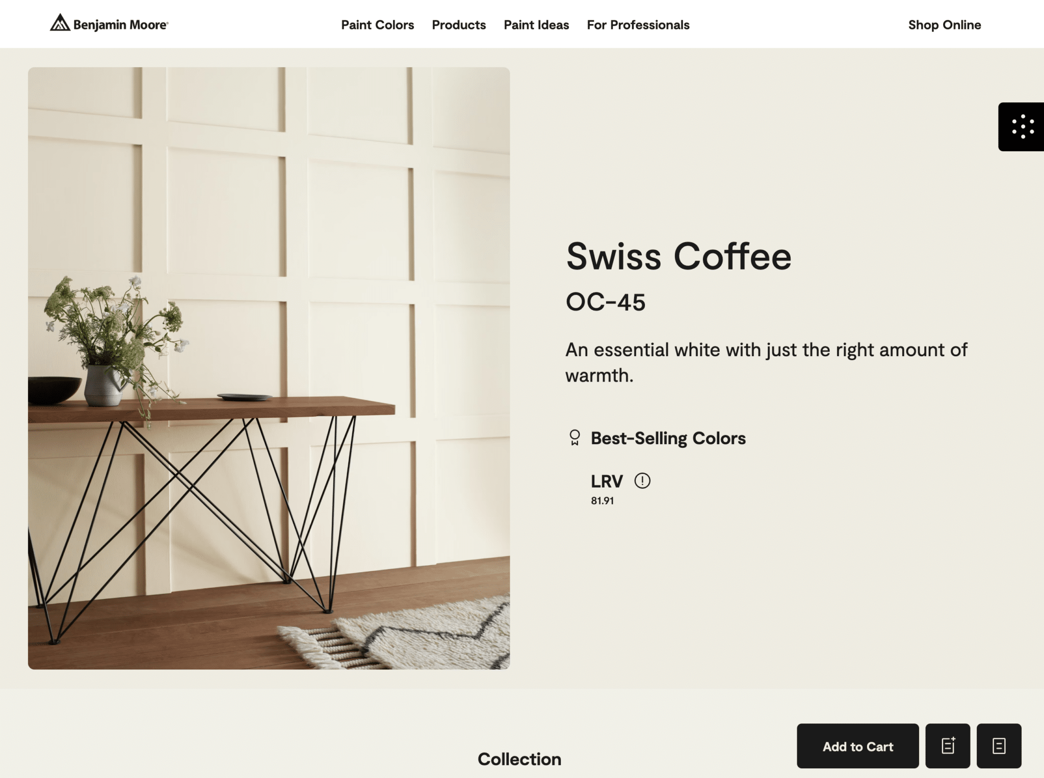 Benjamin Moore Swiss Coffee OC-45 Review - Opple House