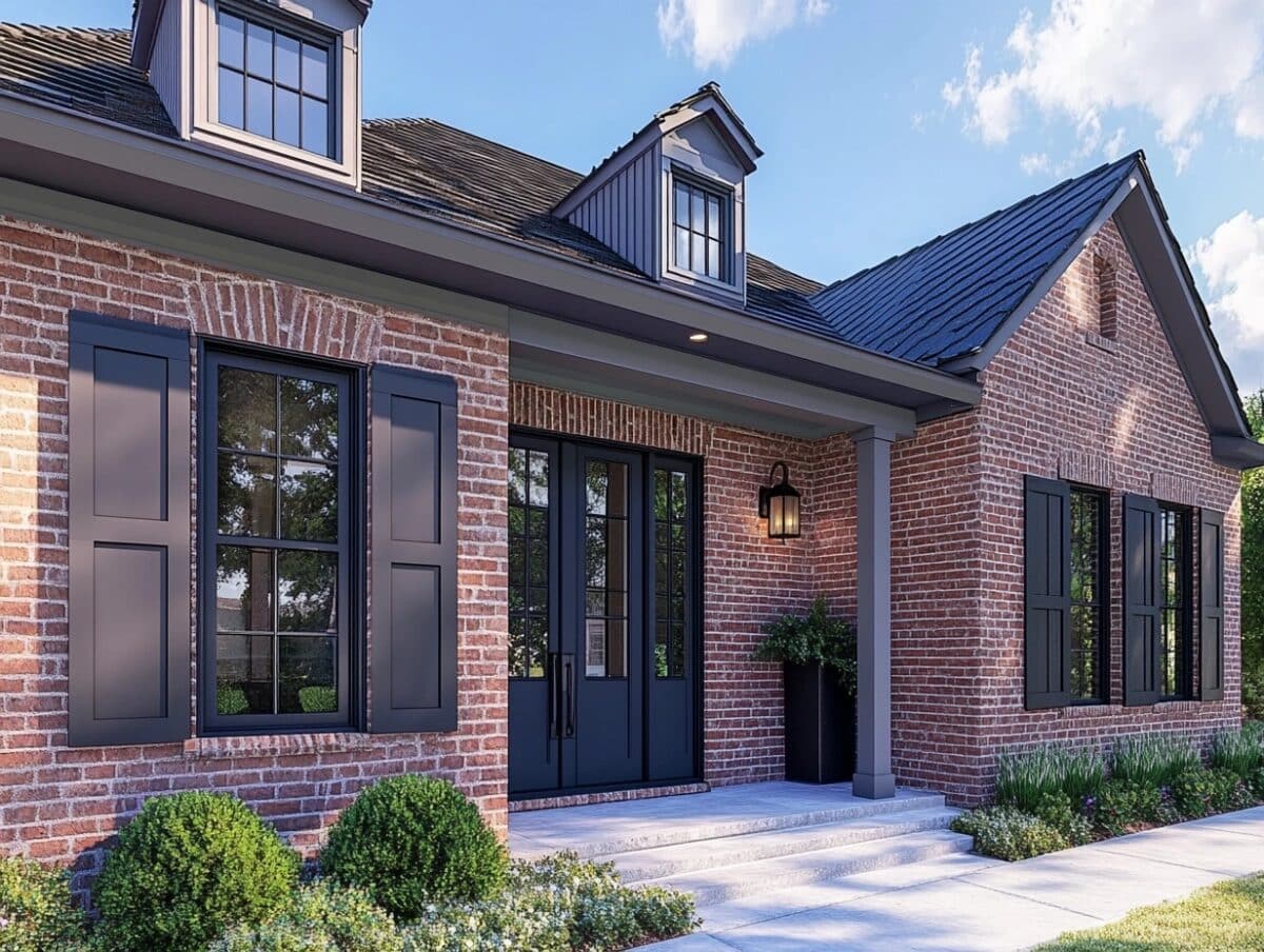 My Perfect Exterior Color Palette that Compliment Red Brick Walls ...