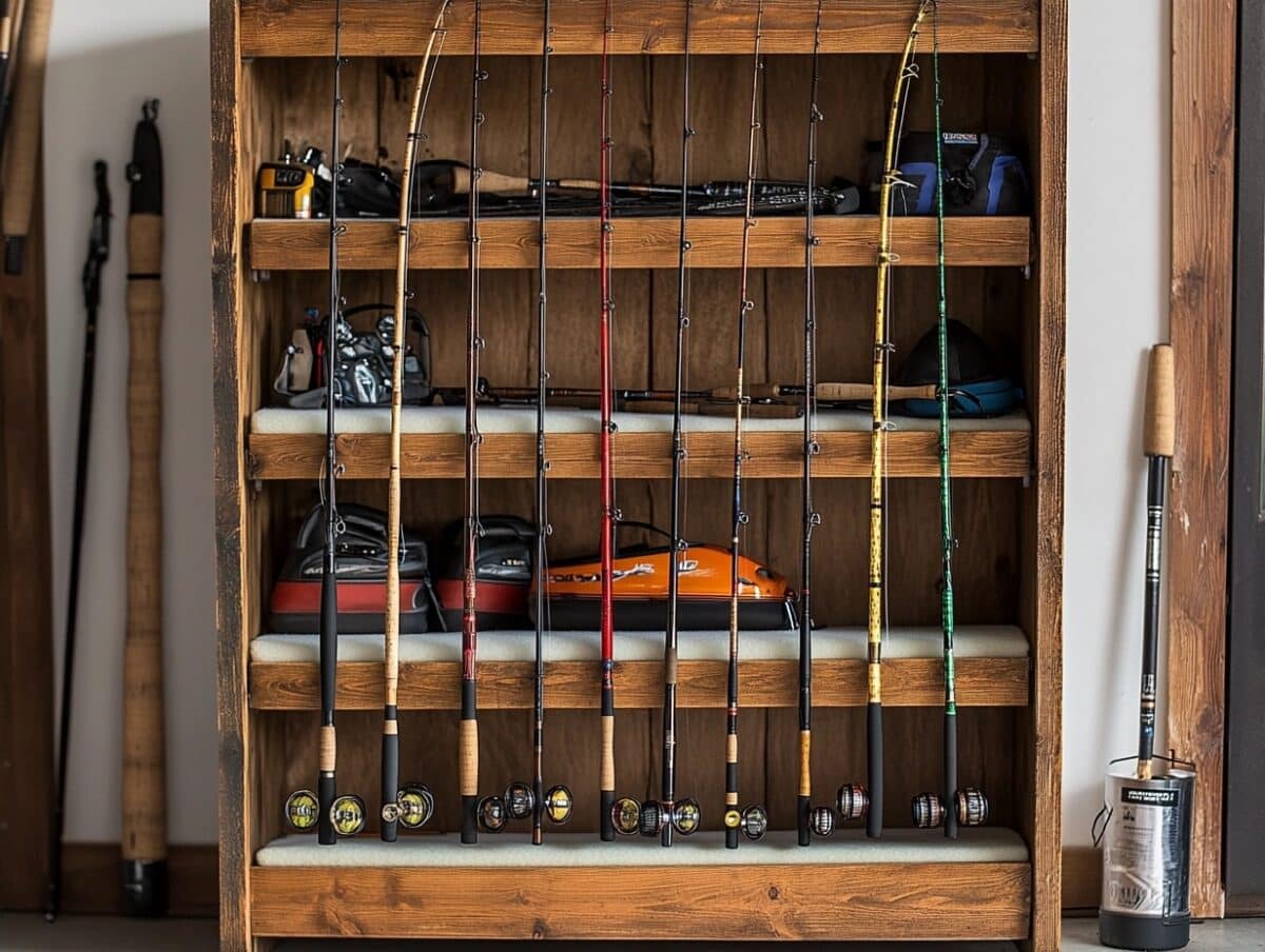 Budget-Friendly DIY Ideas for Storing Fishing Rods Safely - Opple House