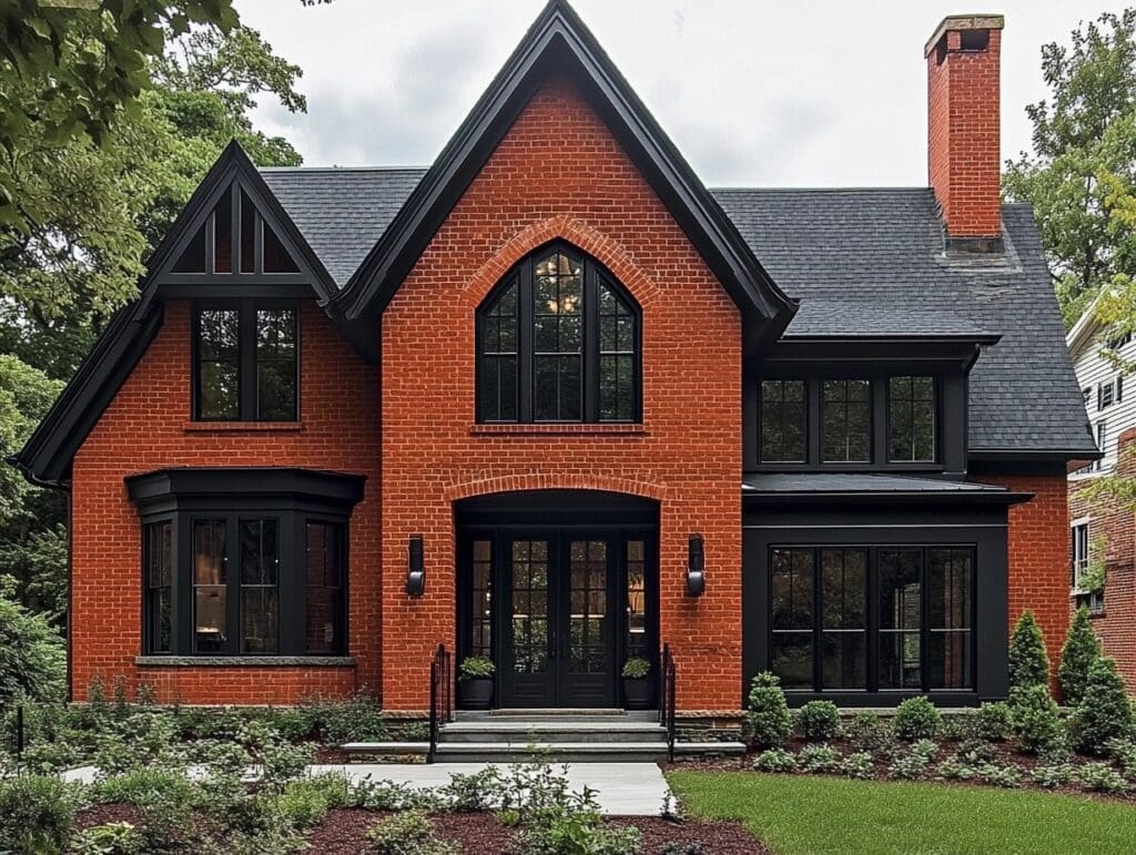 My Perfect Exterior Color Palette that Compliment Red Brick Walls ...