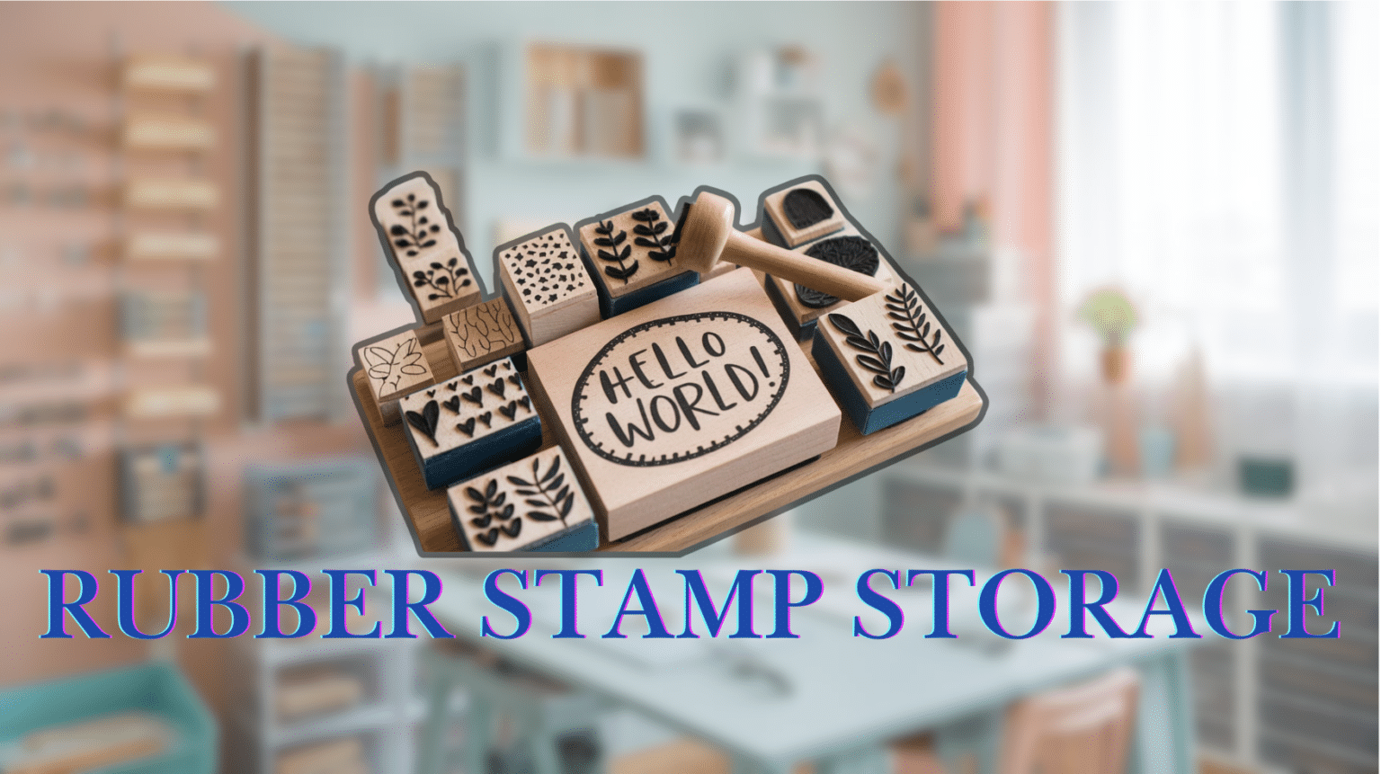 Rubber Stamp Storage: A Crafting Essential - Opple House