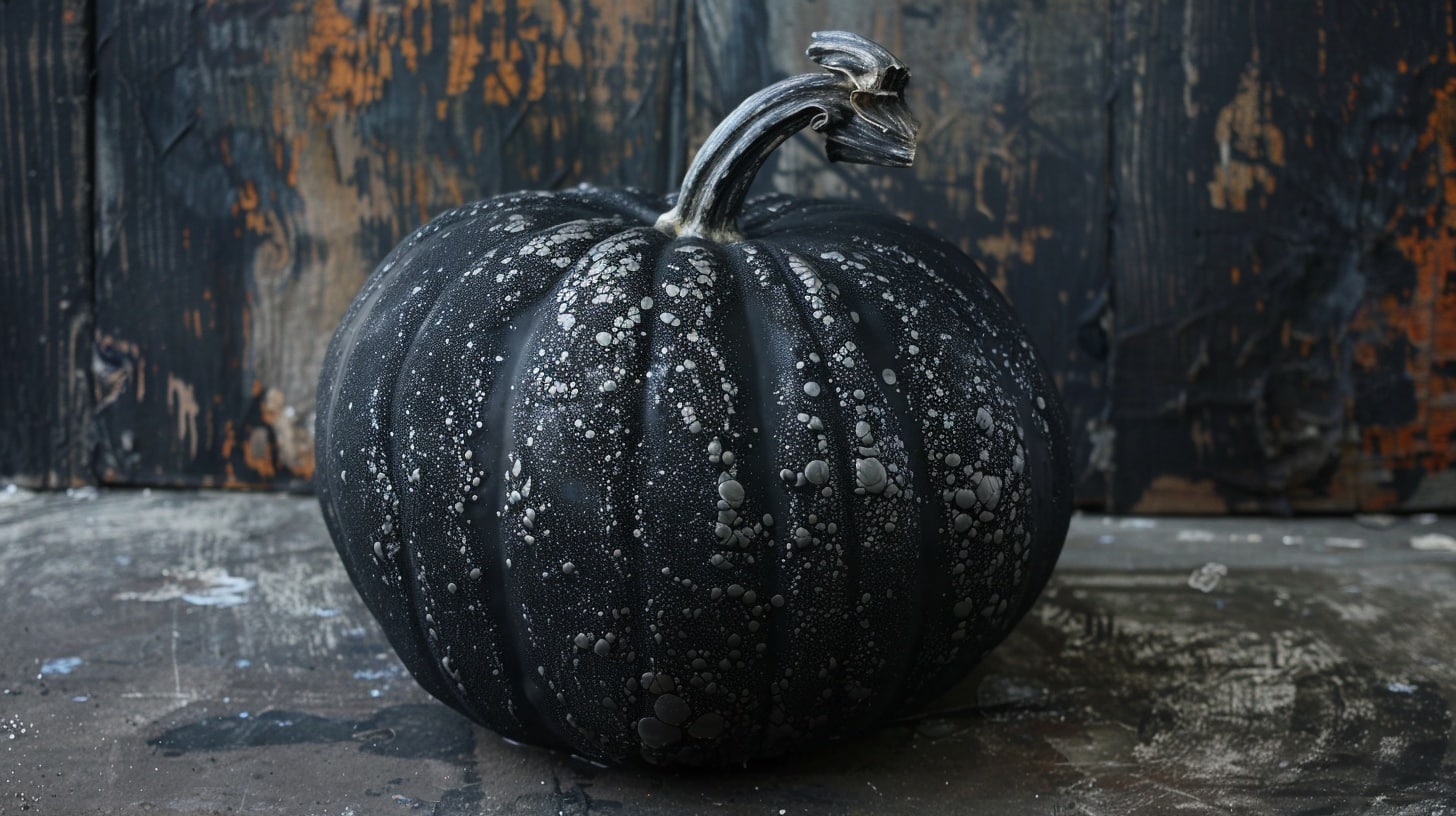 60 Creative Black Pumpkin Painting Ideas - Opple House