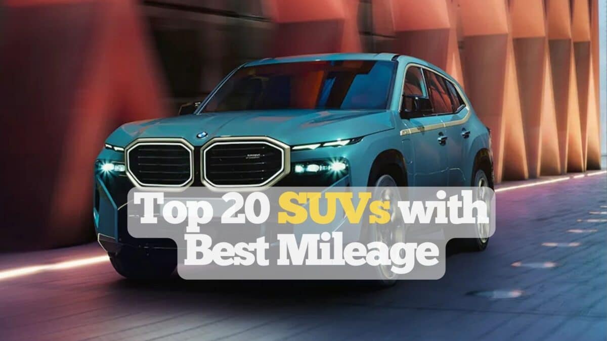 Top 20 SUVs with the Best Mileage - Opple House