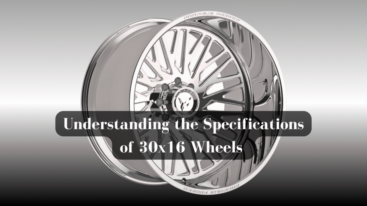 Understanding the Specifications of 30x16 Wheels - Opple House