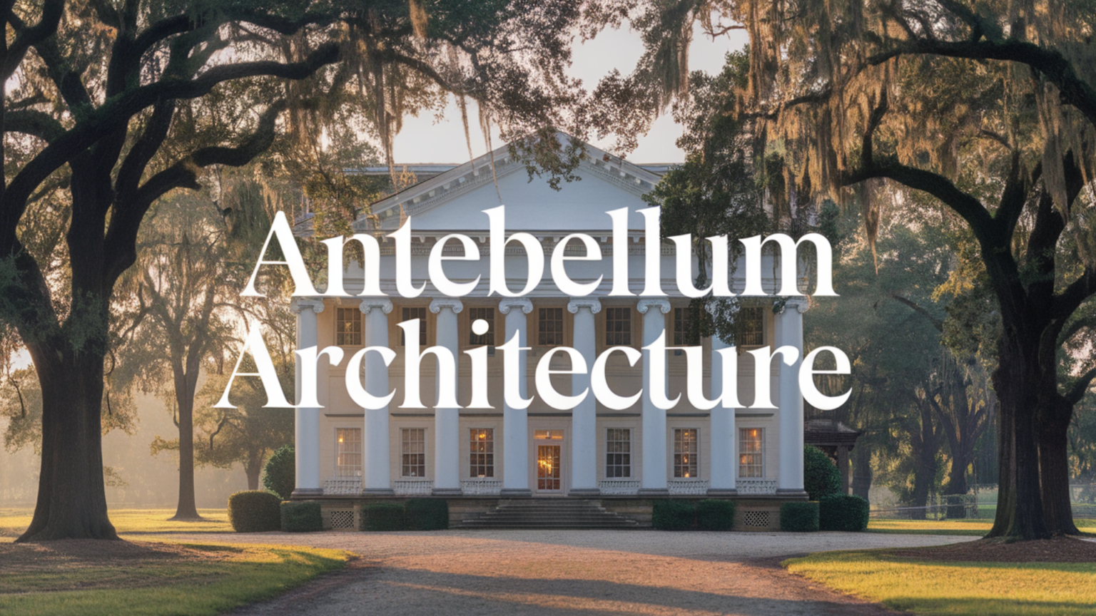 15 Key Characteristics of Antebellum Architecture - Opple House