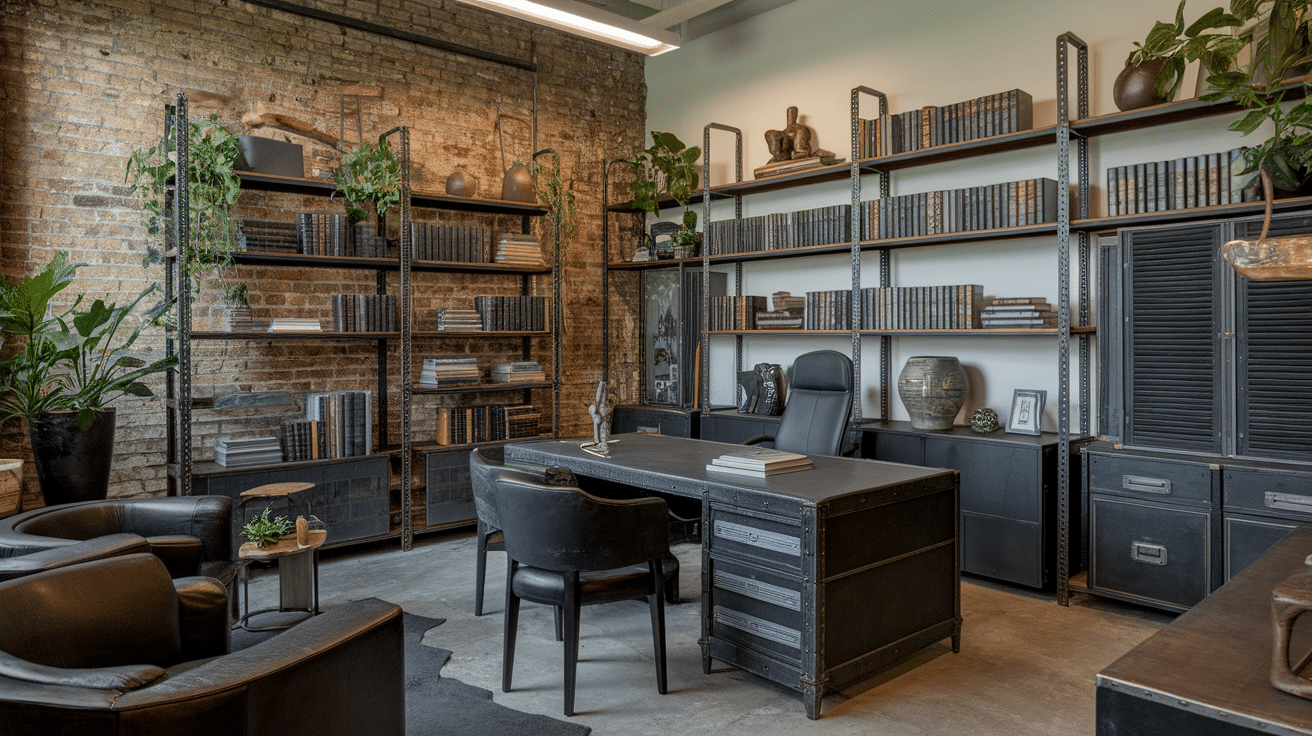 31 Masculine Office Ideas for Men to Create a Bold Space - Opple House
