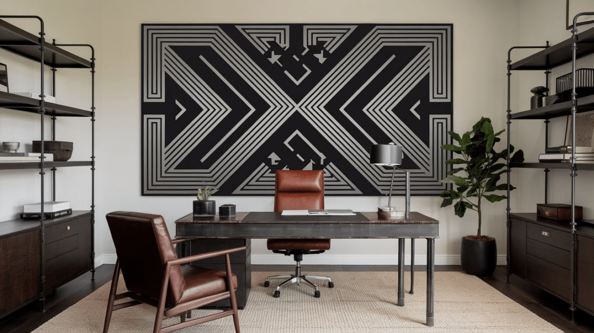 31 Masculine Office Ideas for Men to Create a Bold Space - Opple House