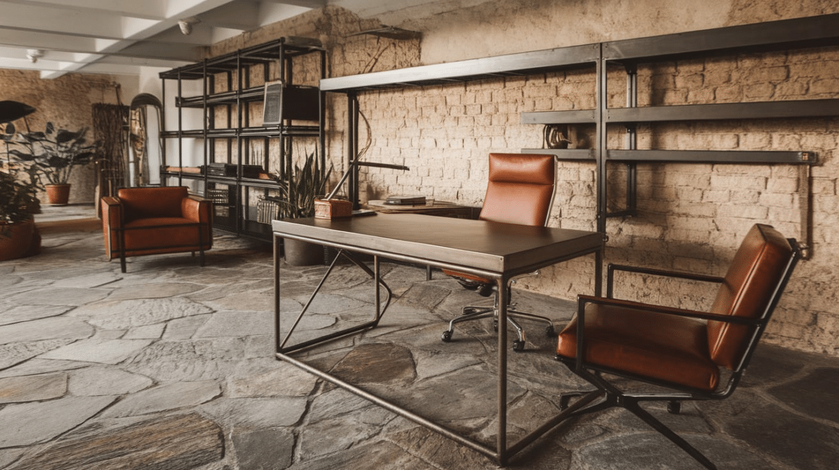 31 Masculine Office Ideas for Men to Create a Bold Space - Opple House