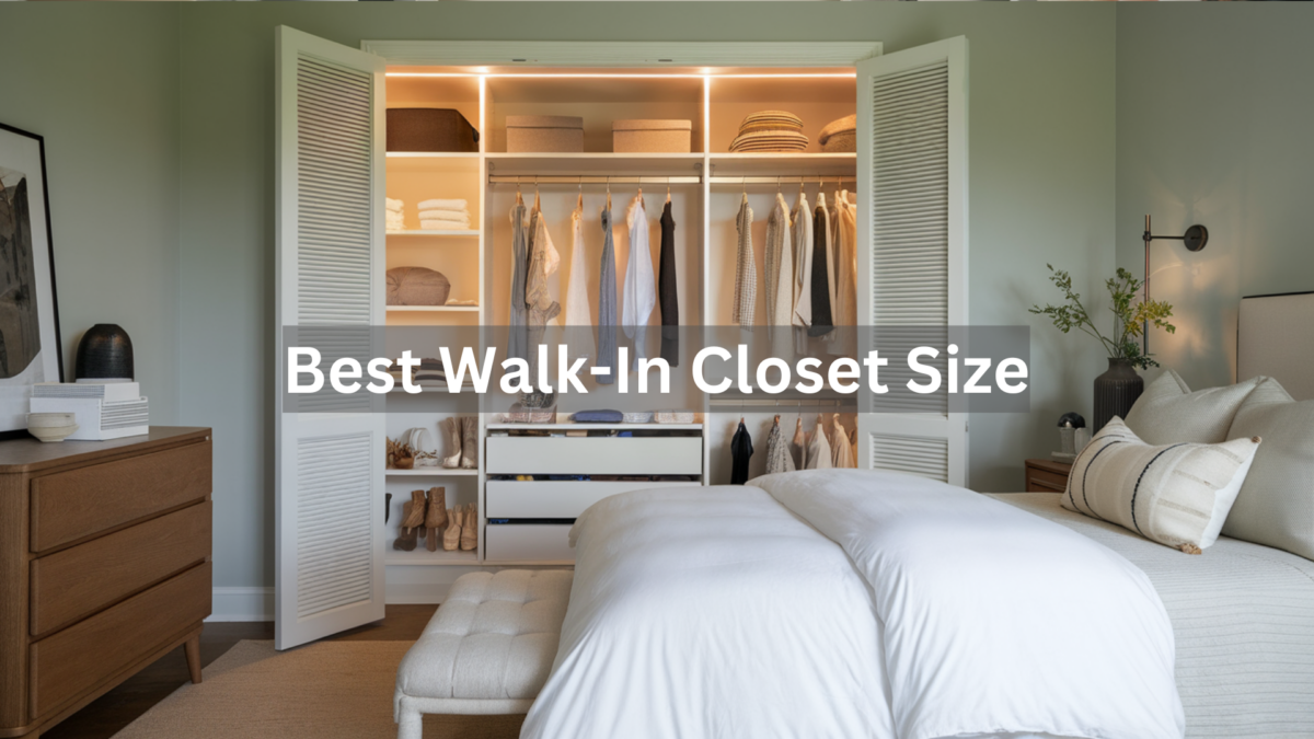 Best Walk-In Closet Sizes and Layouts for Every Room - Opple House