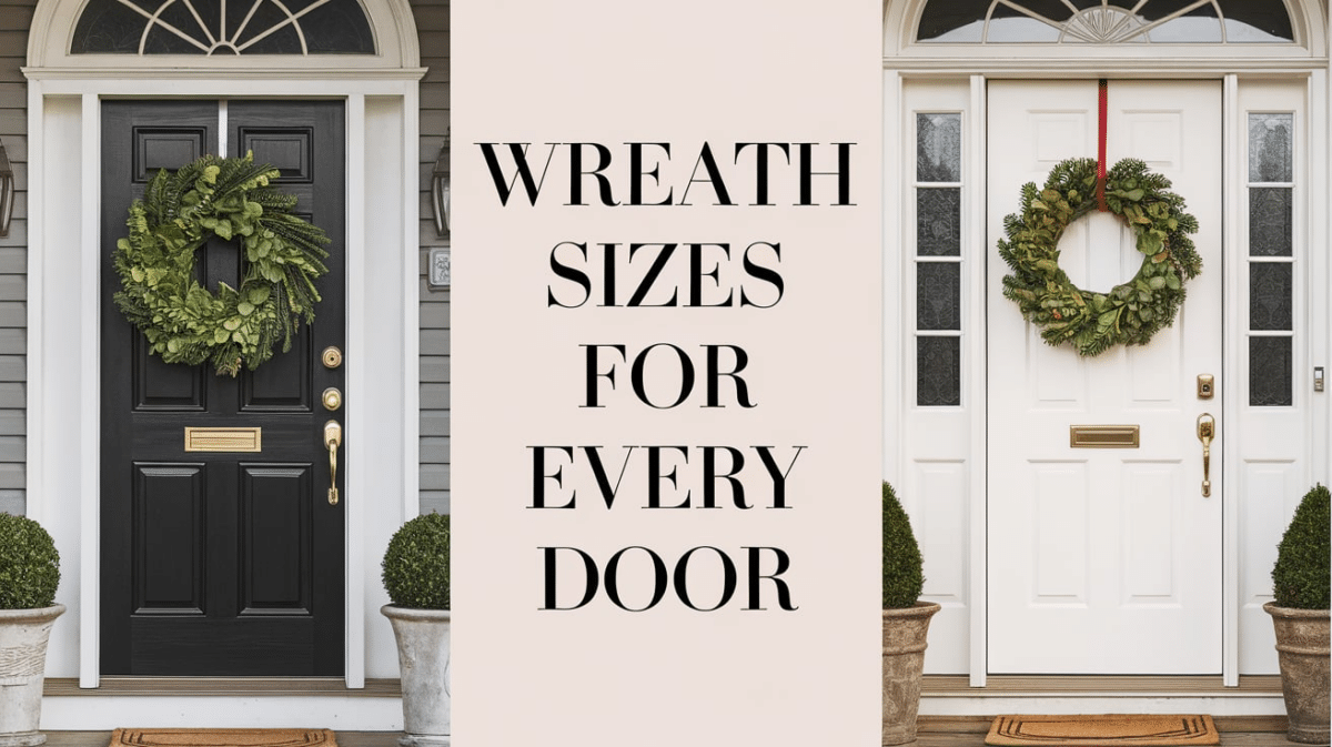 Choosing the Perfect Wreath Sizes for Every Door - Opple House