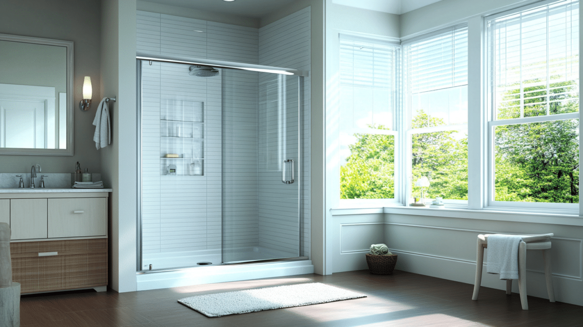 Choosing the Right Shower Door for an Alcove Shower – Sliding vs. Hinged vs. Pivot Doors - Opple ...