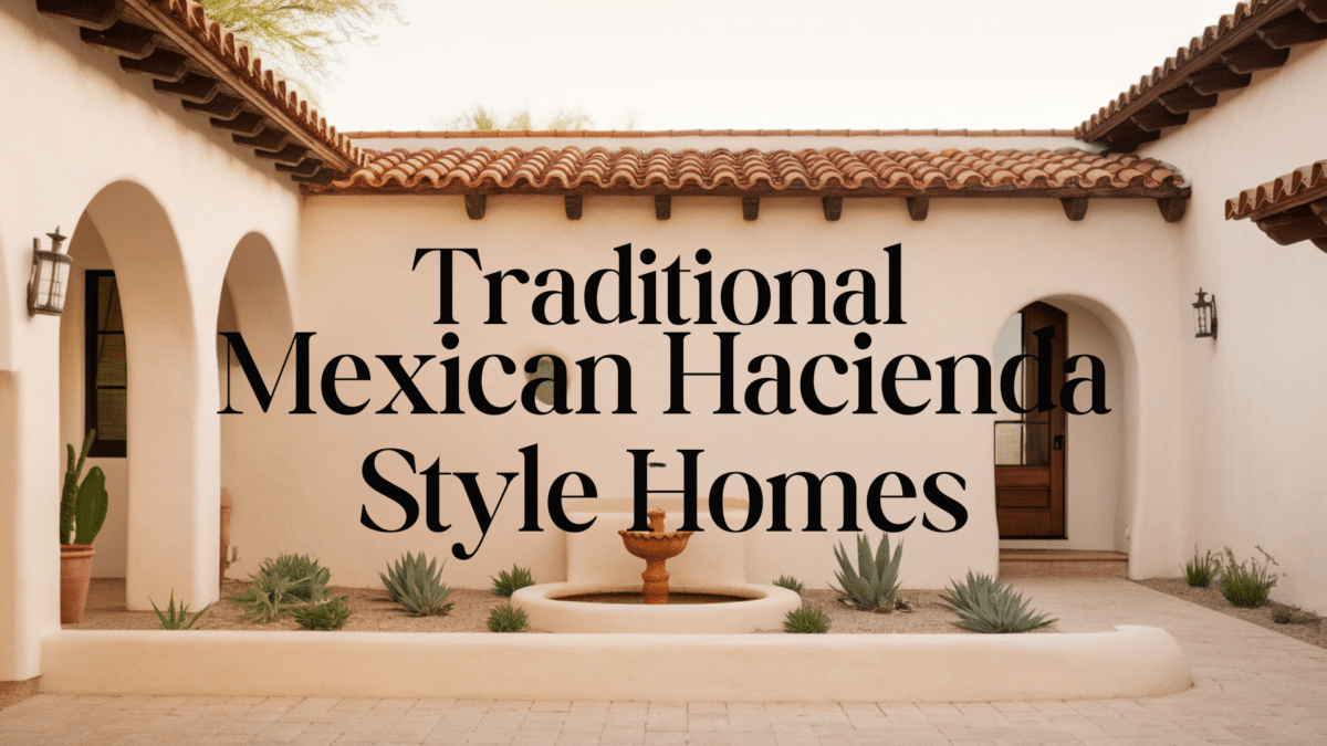 Explained: Traditional Mexican Hacienda Style Homes - Opple House