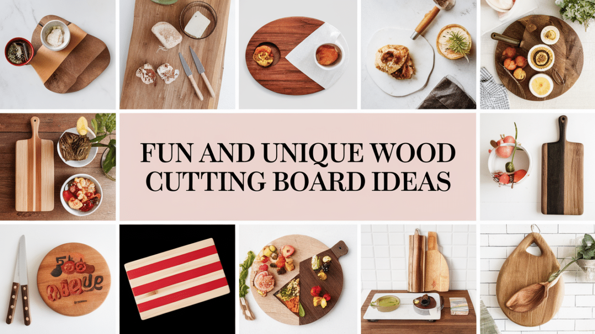 21 Fun and Unique Wood Cutting Board Ideas for Every Kitchen - Opple House