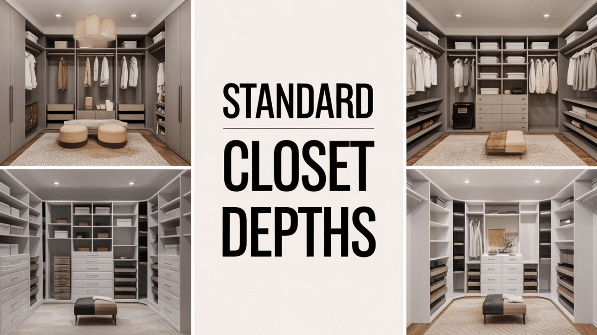 Standard Closet Depths for Every Type of Closet - Opple House