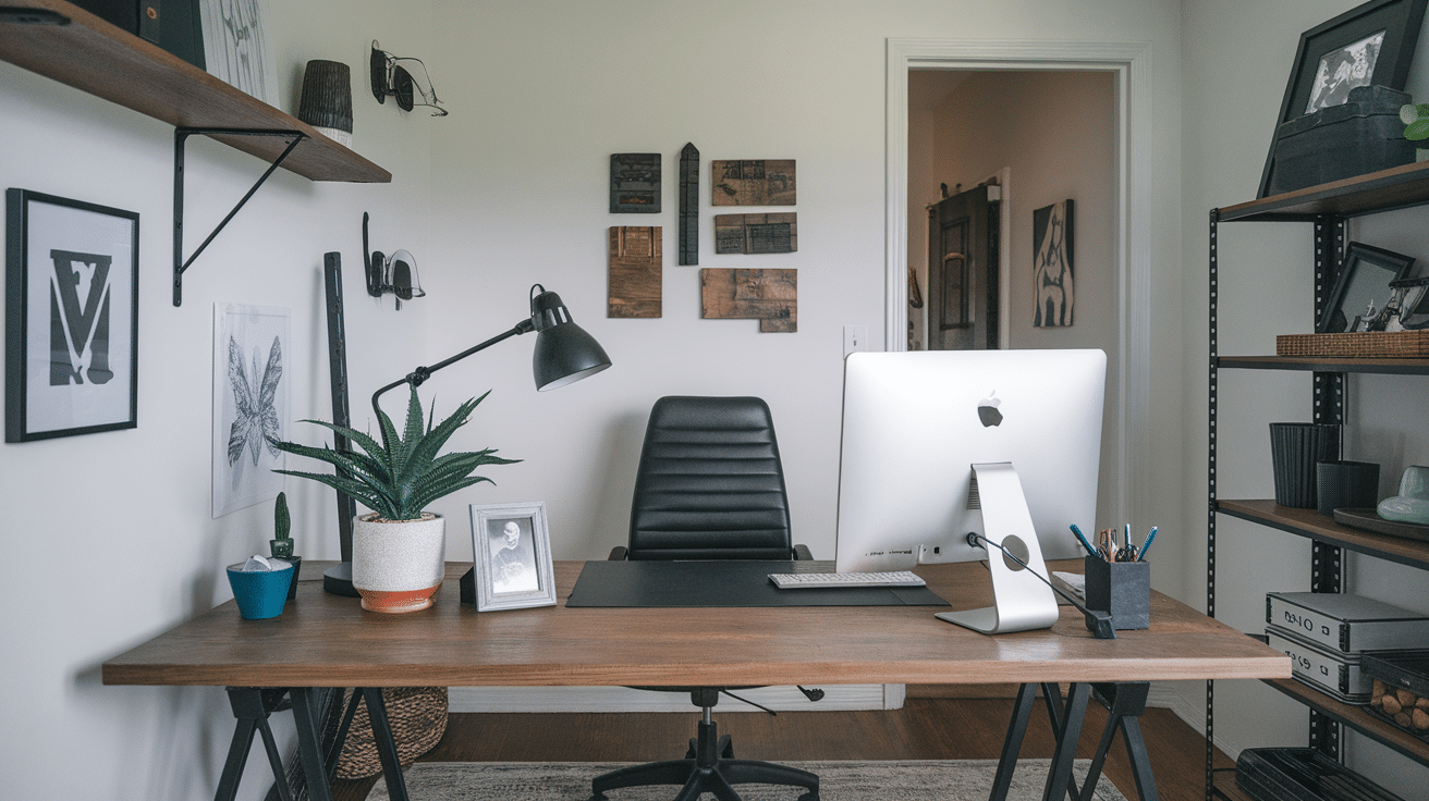 31 Masculine Office Ideas for Men to Create a Bold Space - Opple House