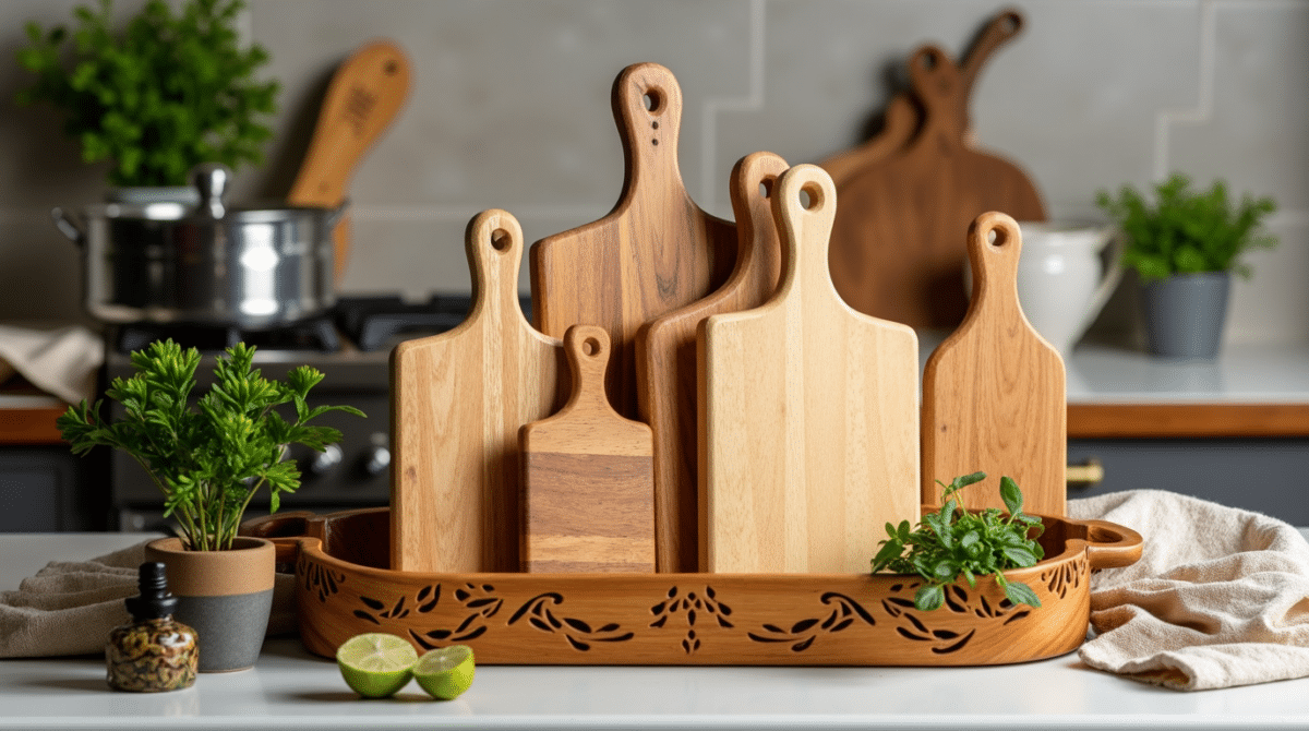 18 Irresistible Cutting Board Display Ideas for Your Home - Opple House