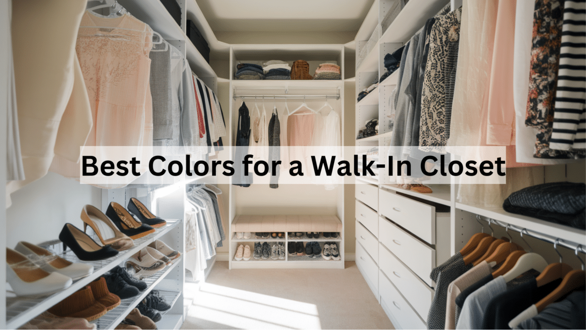 What Are the Best Colors for a Walk-In Closet? - Opple House