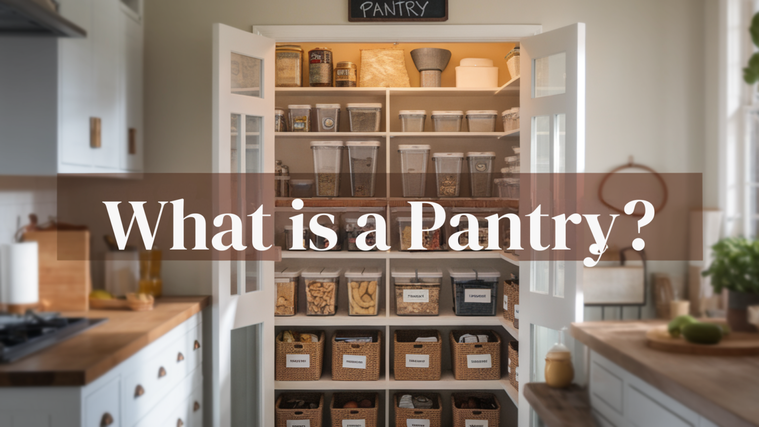What Is a Pantry and Why Do You Need One? - Opple House