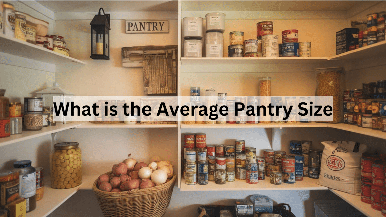 What is the Average Pantry Size for a Family? - Opple House