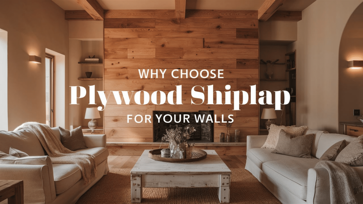 Why Choose Plywood Shiplap for Your Walls? - Opple House