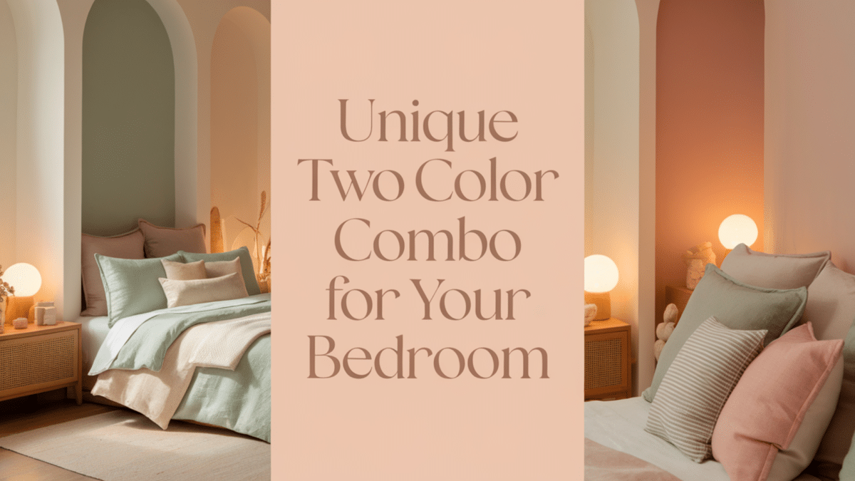 20 Unique Two Colour Combinations for Cozy Bedrooms - Opple House