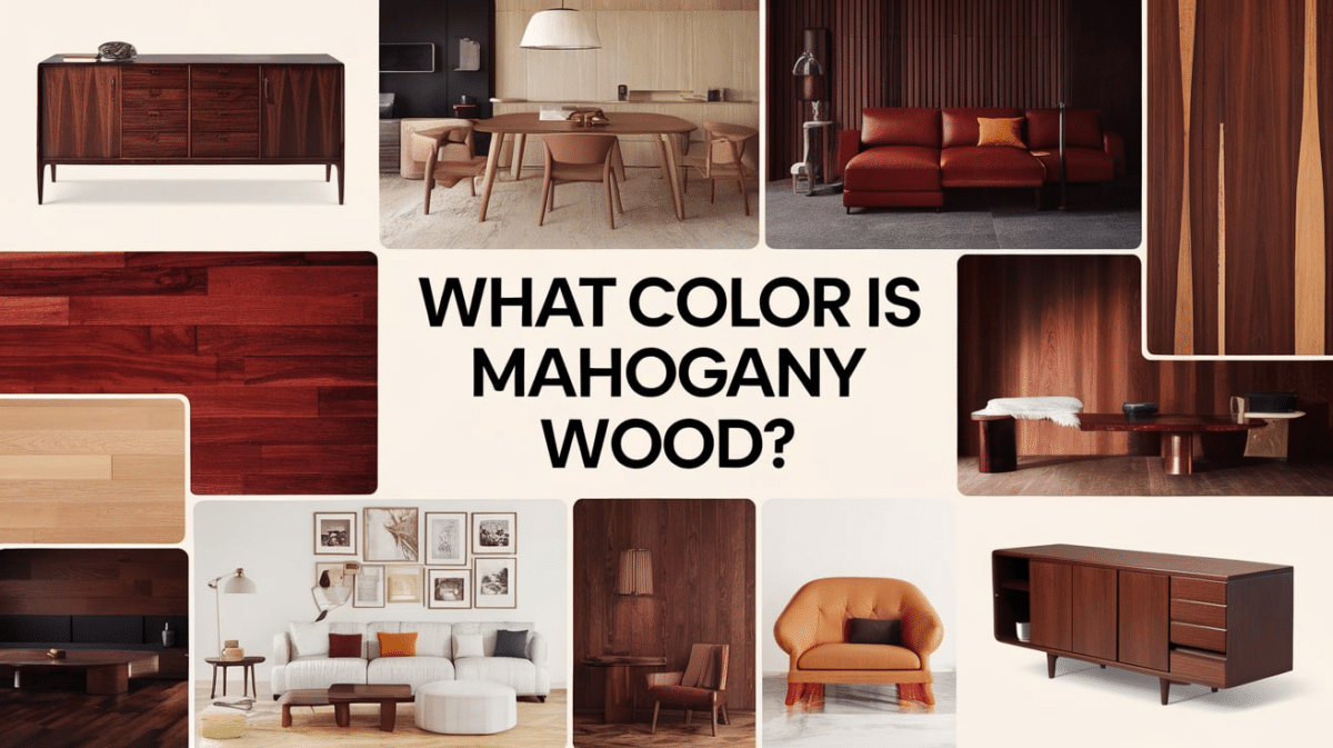 What Color Is Mahogany Wood? A Guide to Its Many Shades - Opple House