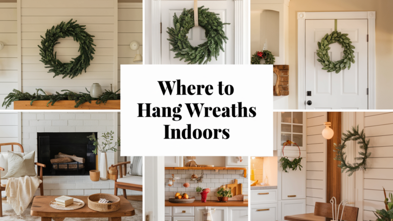 Where to Hang Wreaths Indoors: Best Places at Home - Opple House