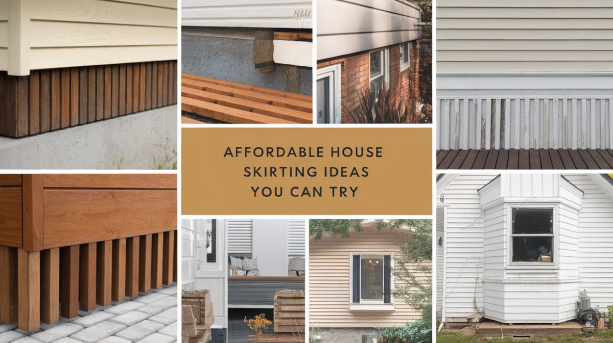 10 Affordable House Skirting Ideas You Can Try - Opple House