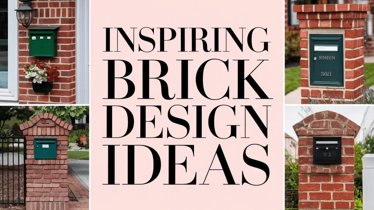 20 Inspiring Brick Design Ideas To Step Up Your Front yard - Opple House