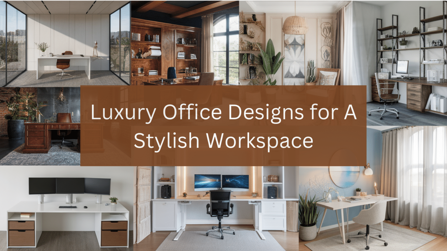 Top 18 Luxury Office Designs for A Stylish Workspace - Opple House