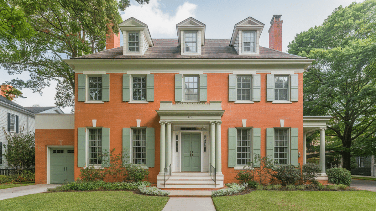 13 Best Colors That Match an Orange Brick House - Opple House