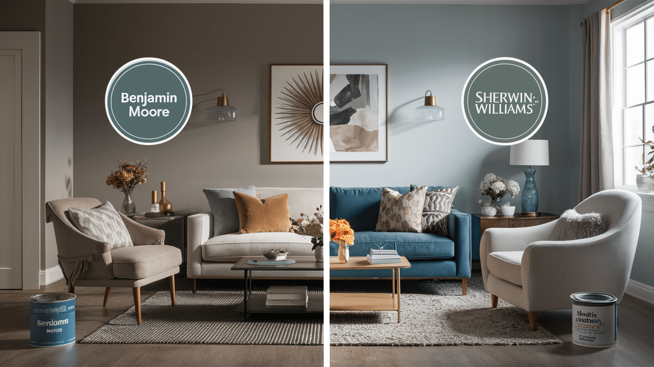 How to Choose: Benjamin Moore vs Sherwin Williams - Opple House