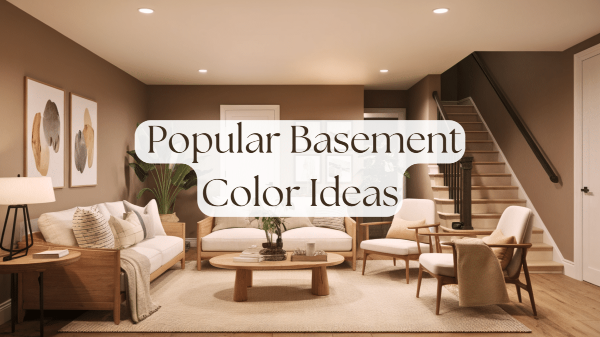 Top 21 Basement Color Ideas for Every Style - Opple House