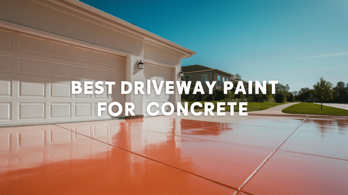 Best Driveway Paint for Concrete: Top Recommendations - Opple House