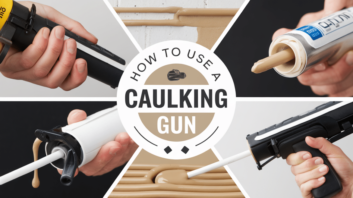How Do You Use a Caulking Gun Correctly? - Opple House