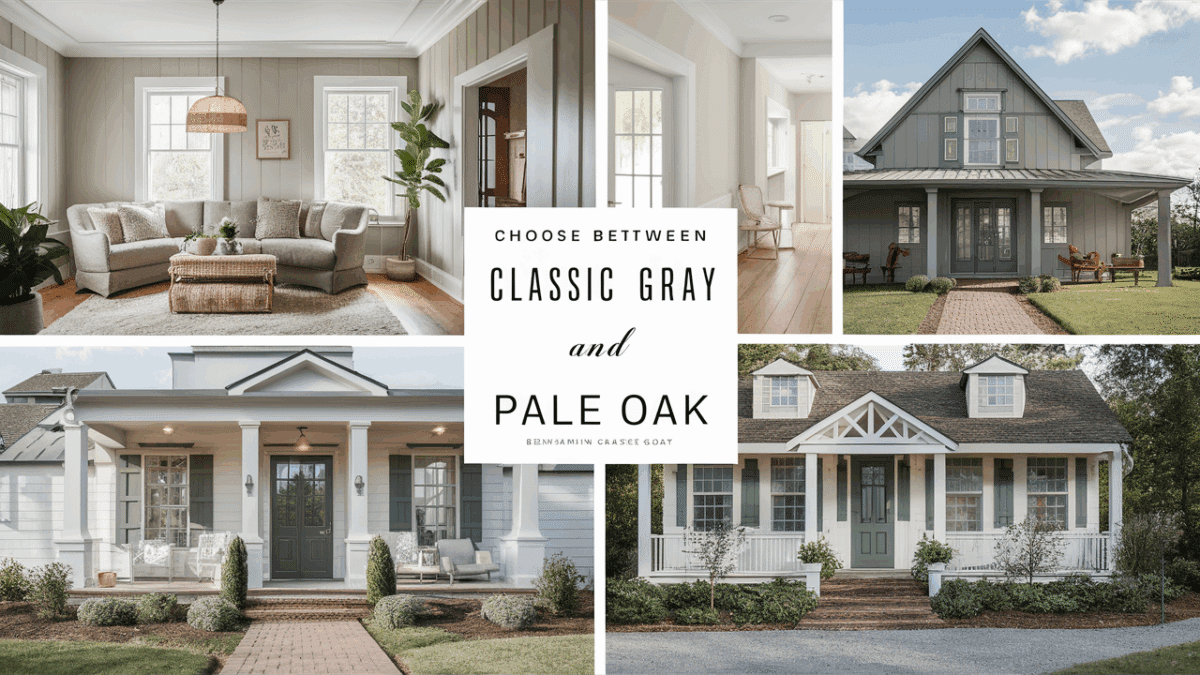 How to Choose Between Classic Gray and Pale Oak - Opple House