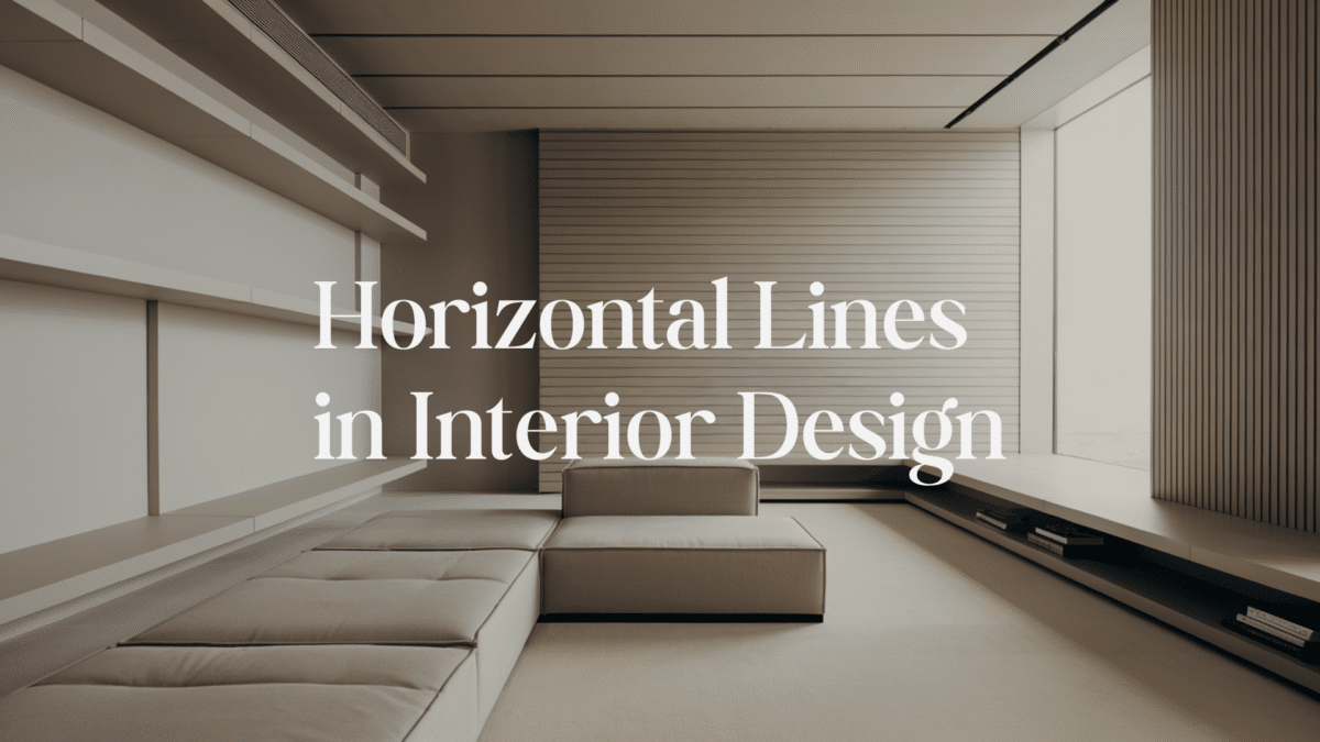 Horizontal Lines in Interior Design: Simple Guide - Opple House