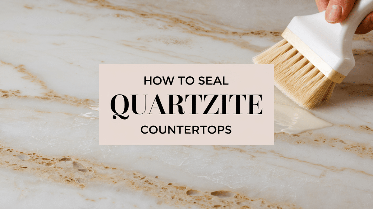 How to Seal Quartzite Countertops - Opple House