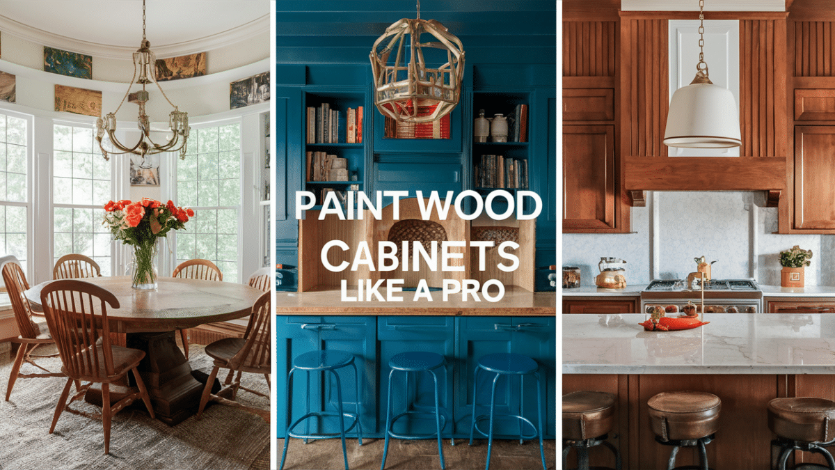 How to Paint Wood Cabinets Like a Pro - Opple House
