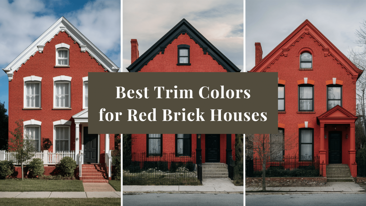17 Best Trim Colors for Red Brick Houses - Opple House
