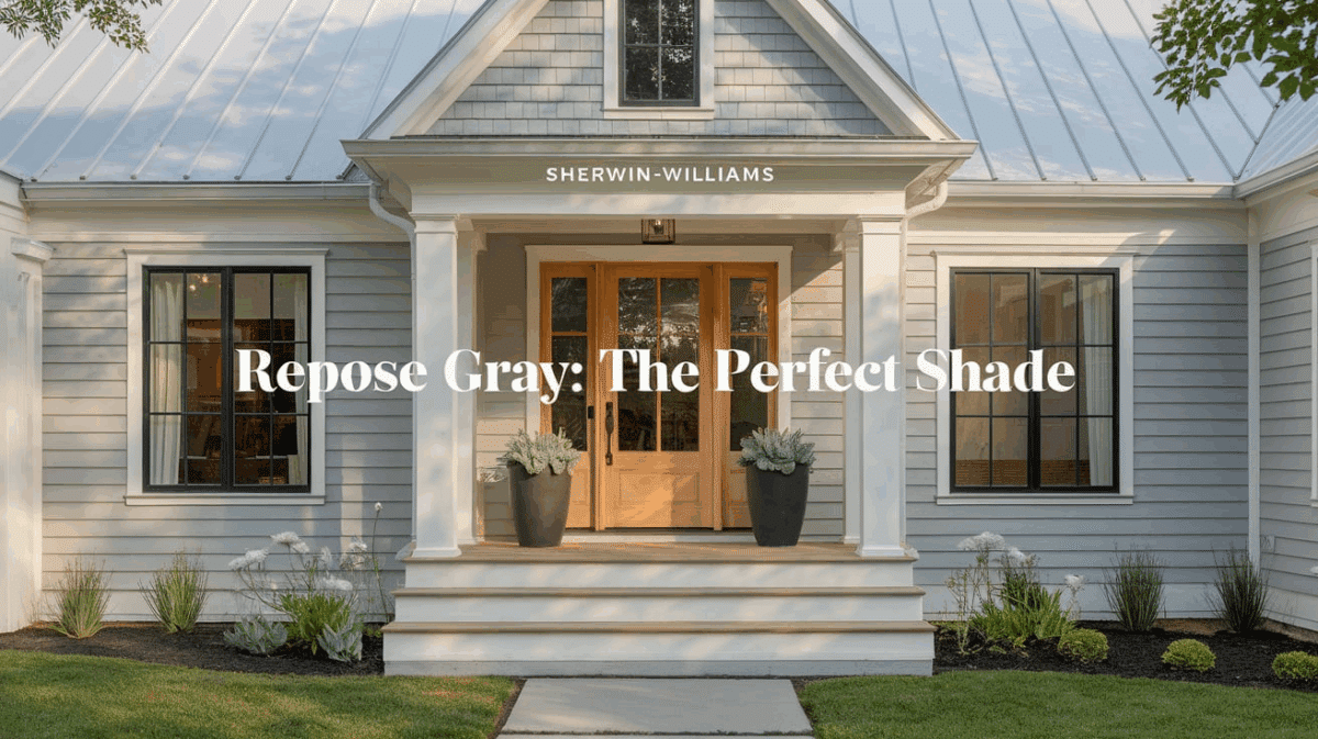 Repose Gray: The Perfect Shade for Modern Exteriors - Opple House