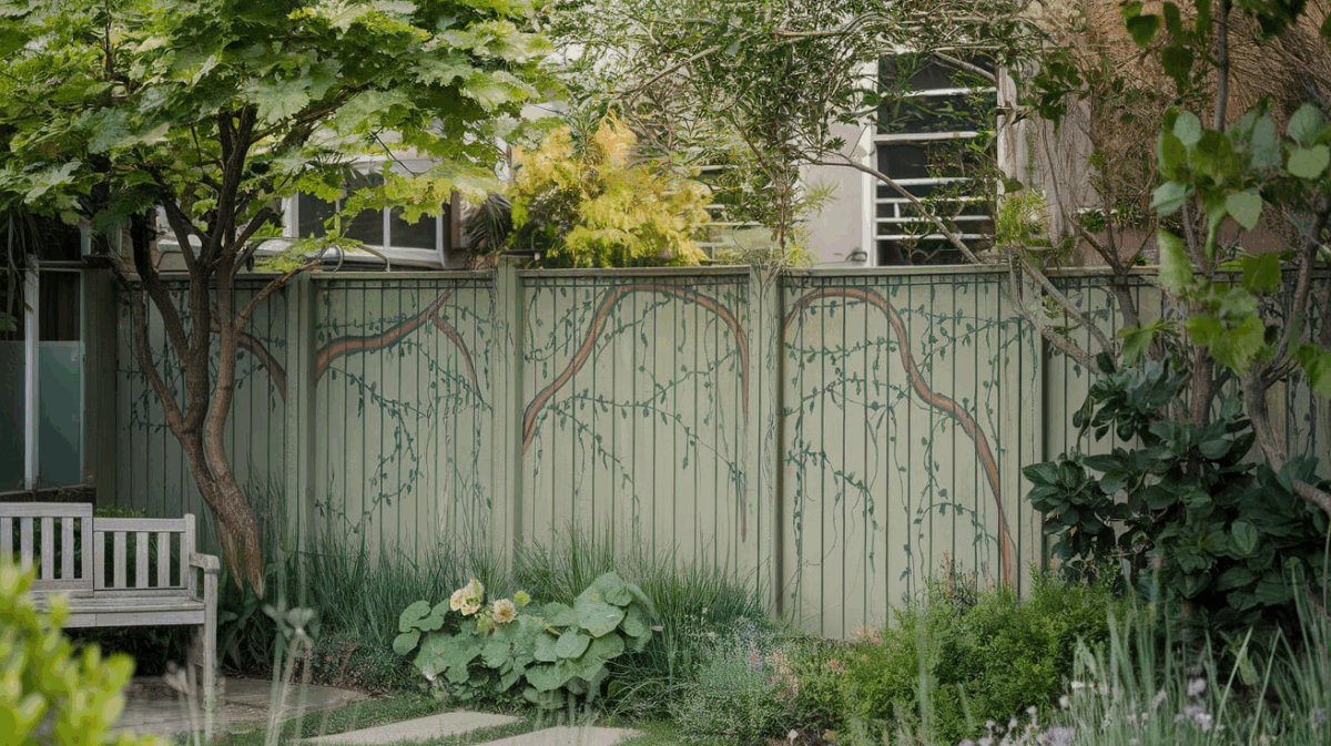 26 Painted Fence Ideas to Refresh Your Outdoor Space - Opple House