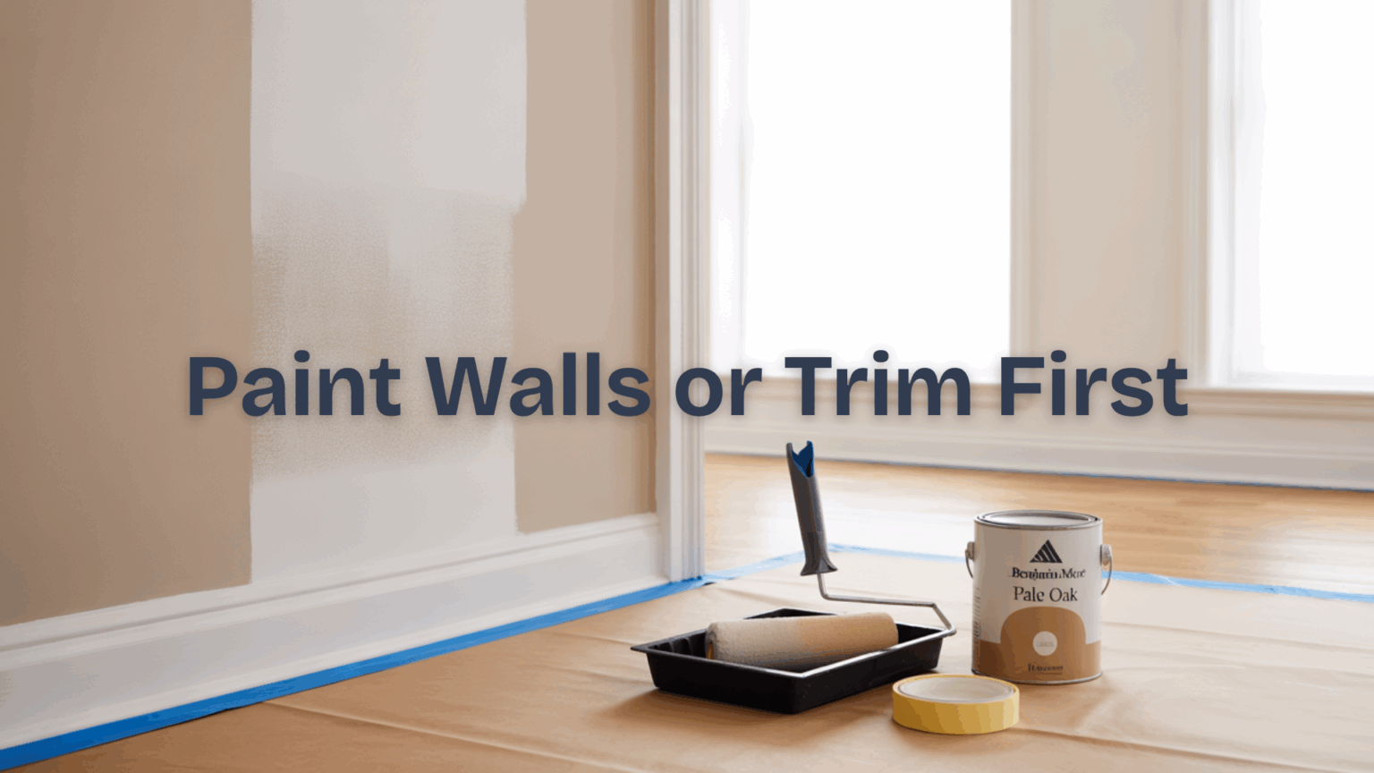 Paint Walls or Trim First? Best Order for a Clean Finish - Opple House