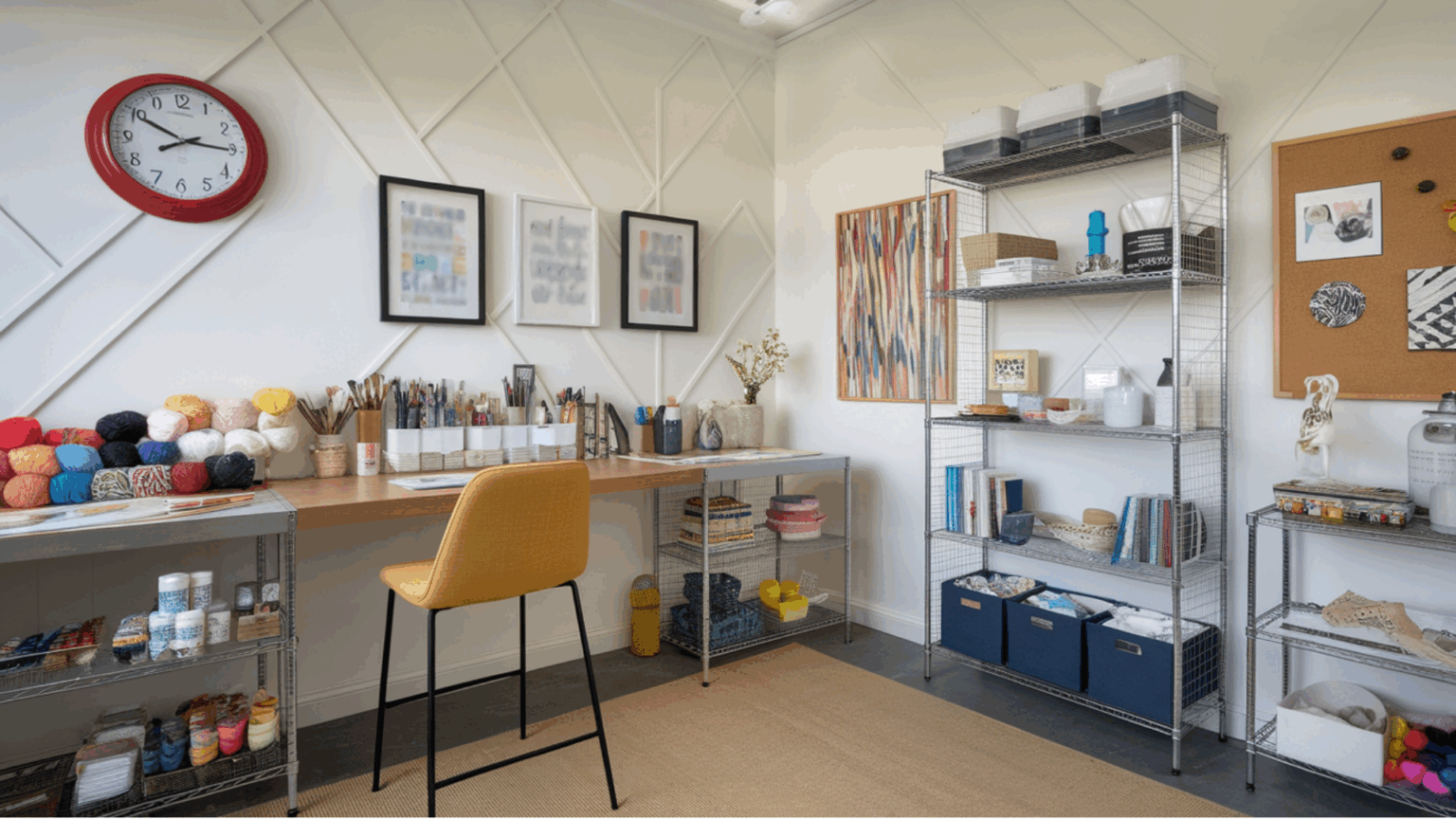 25 Budget-Friendly Ideas for Your Small Craft Room - Opple House