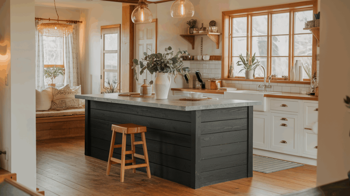 DIY Shiplap Kitchen Island: A Beginner’s Guide - Opple House