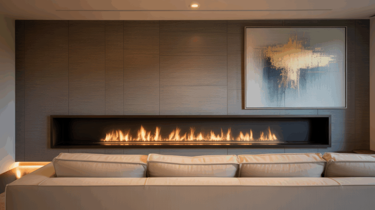 How High Should You Mount a Modern Fireplace? - Opple House
