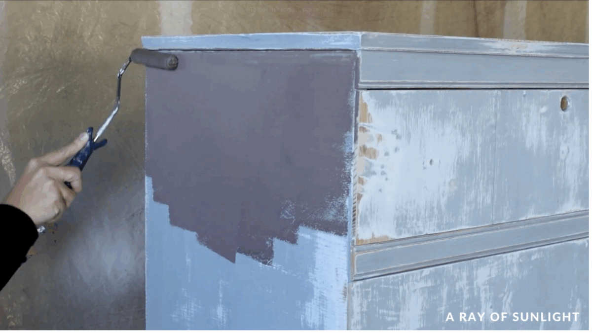 How to Paint Over Oil-Based Paint: Furniture Makeover - Opple House