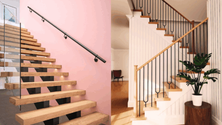 Stair Rails vs. Handrails: Key Differences Explained - Opple House